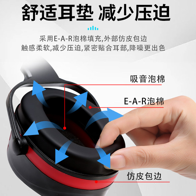 Soundproof earmuffs, noise-cancelling headphones, sleeping artifact ...