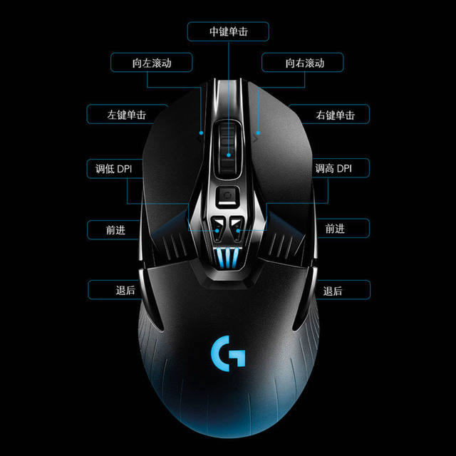 Logitech g903hero charging dual-mode gaming wireless mouse desktop notebook universal e-sports ...