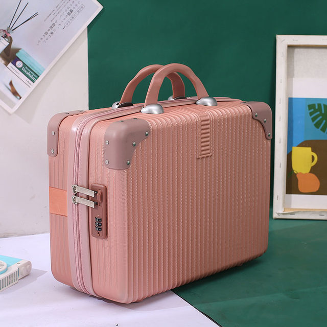 Juanling new suitcase for women's mini 14-inch cute makeup bag suitcase ...