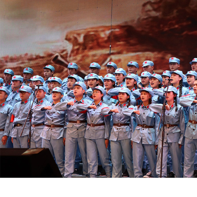 Rental of Red Army costumes Rental of adult drama stage chorus ...