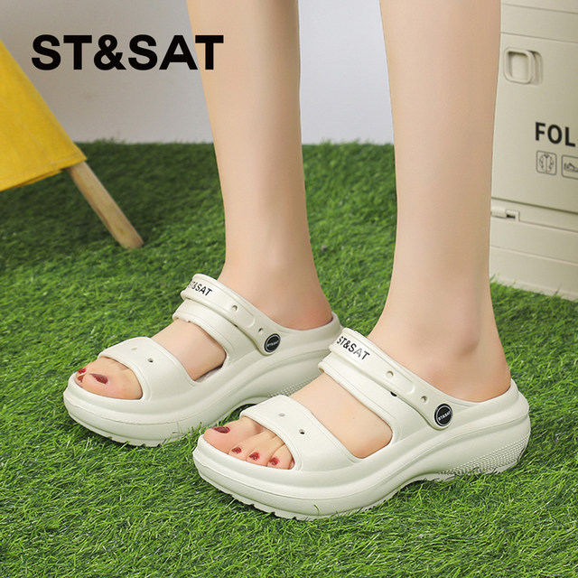 Saturday casual cave cold shoes female 2024 summer new seaside beach ...
