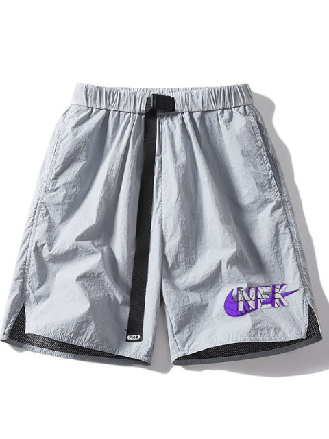 Niketon ice silk shorts men's summer trendy quick-drying breathable ...