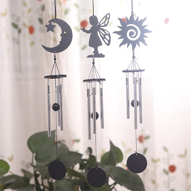 Little Angel Mini Aluminum Rod Wind Chime Hanging Decoration Door ...