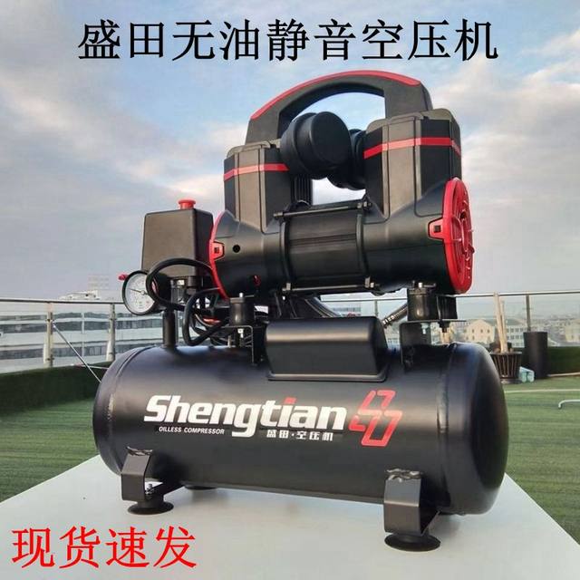 Shengtian Silent Oil-Free Air Compressor Industrial Grade 220V Large ...