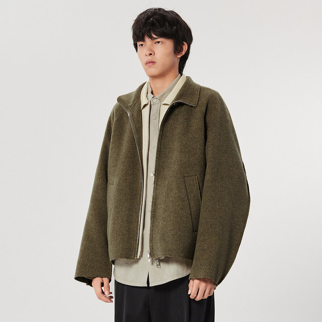 Sketch Men's Spring and Autumn Woolen Jacket Men's Loose Casual Jacket ...