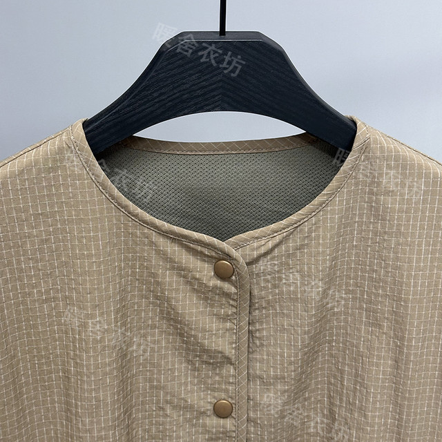 Feima Dian 241829 Autumn New Solid Color Cardigan Simple Round Neck ...