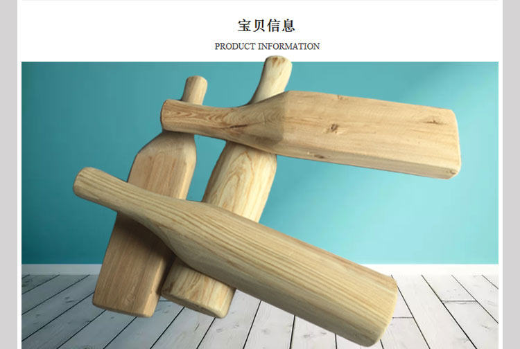 Log laundry wooden stick household mallet | Amoy 98 online store