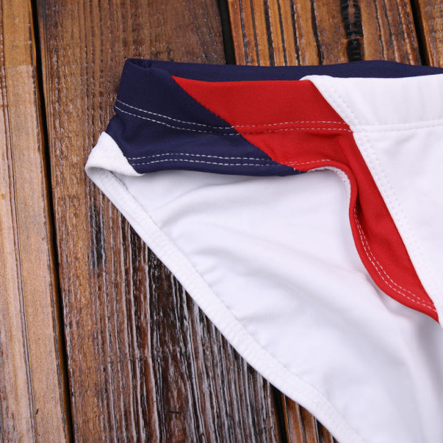 Men's triangle swimming competition swimming trunks beach vacation ...