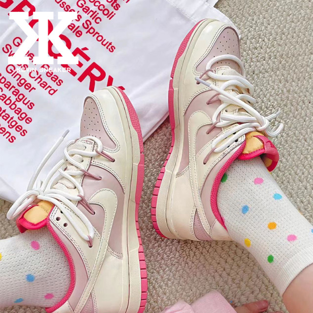 Customized sneakers Nike DunkLow Steam Puppet Field Fog Summer Feeling ...