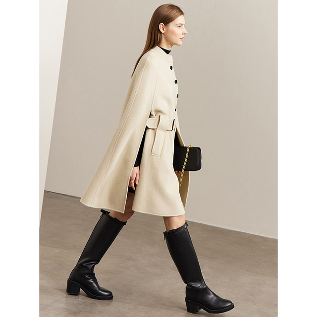 Amii100 full wool double-sided woolen 2024 winter new woolen coat women ...