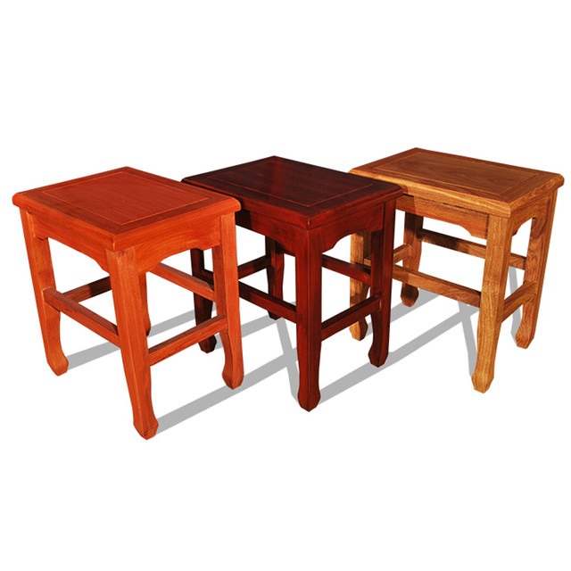 Mahogany small square stool original solid wood new Chinese style ...