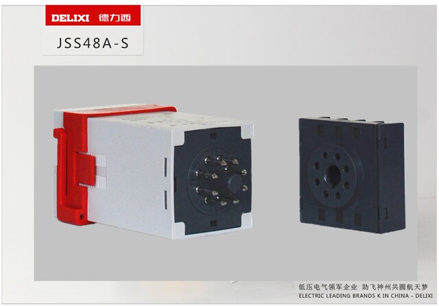 Delixi Dh48S-2Z/Jss48A-2Z Digital Display Time Relay 0.01S-99H99M Ac220V