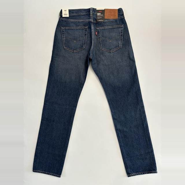 Spot Levi's/Levis thick section 501ST dark blue washed jeans mall same ...