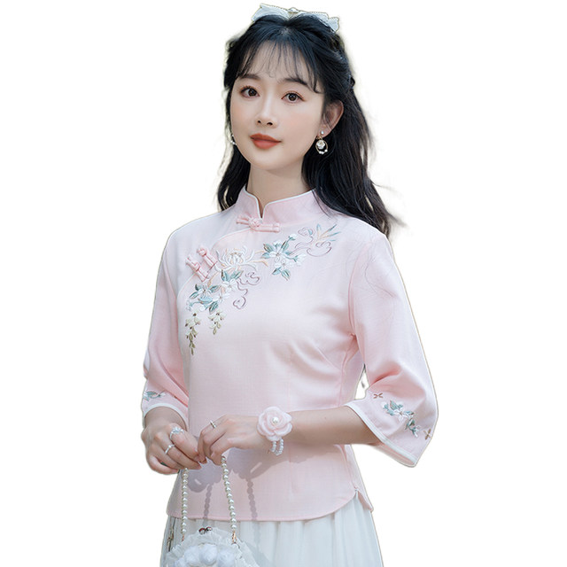 SY Republic of China style women's clothing modified cheongsam tops ...