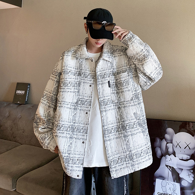 Spring and autumn men's design niche jackets for boys casual autumn and ...