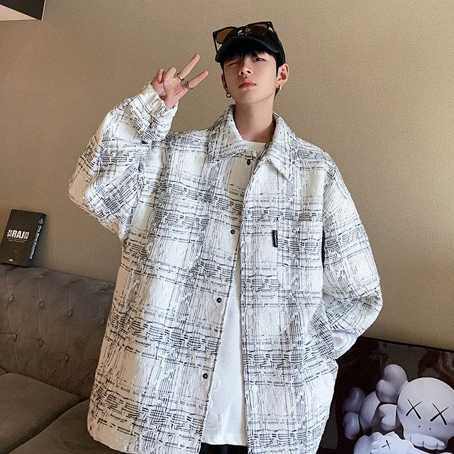 Spring and autumn men's design niche jackets for boys casual autumn and ...