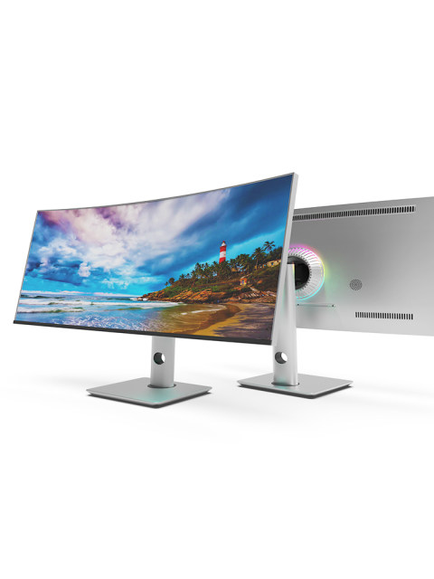 5k monitor 40-inch LG curved Nano-IPS hairtail screen 21:9 stock ...