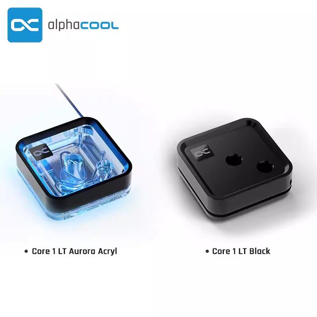 Alphacool Core1LT series CPU water block supports LGA1700/AM5 interface
