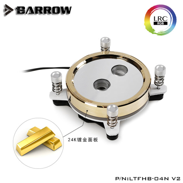 Barrow INTEL/X99/AMD platform real gold limited edition CPU water block ...