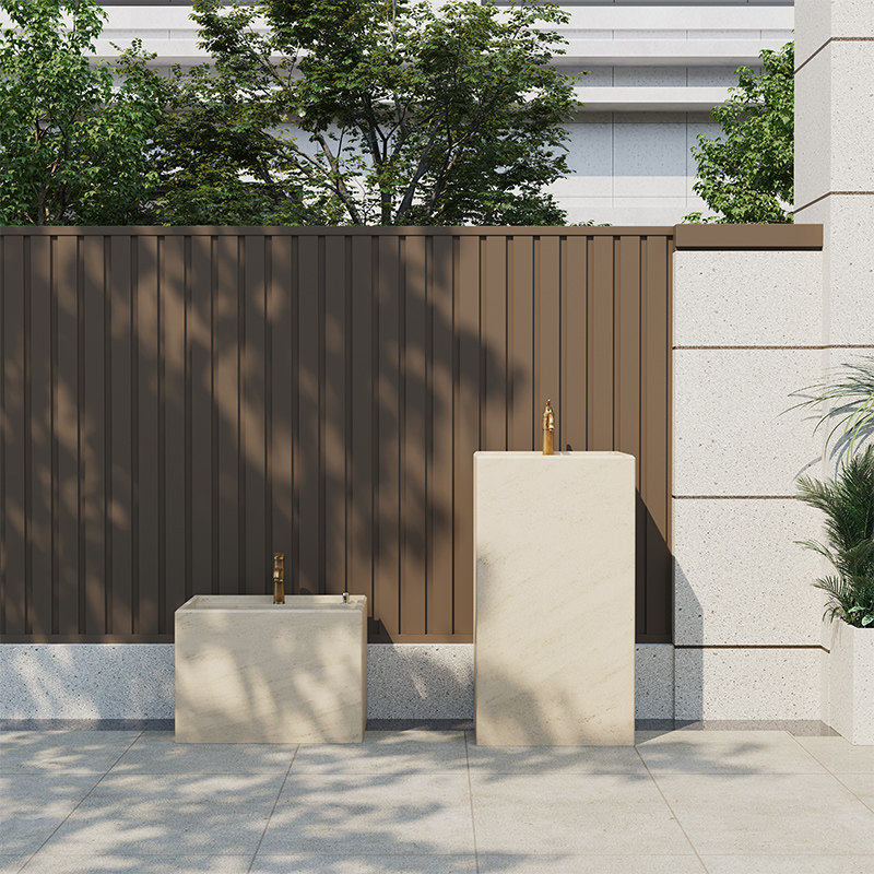 Outdoor Wash Basin Integrated Floor-Standing Column Wash Basin ...