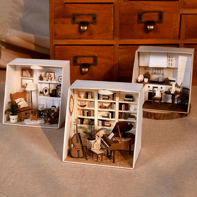 diy paper tip cabin handmade creative simple design modern bedroom ...