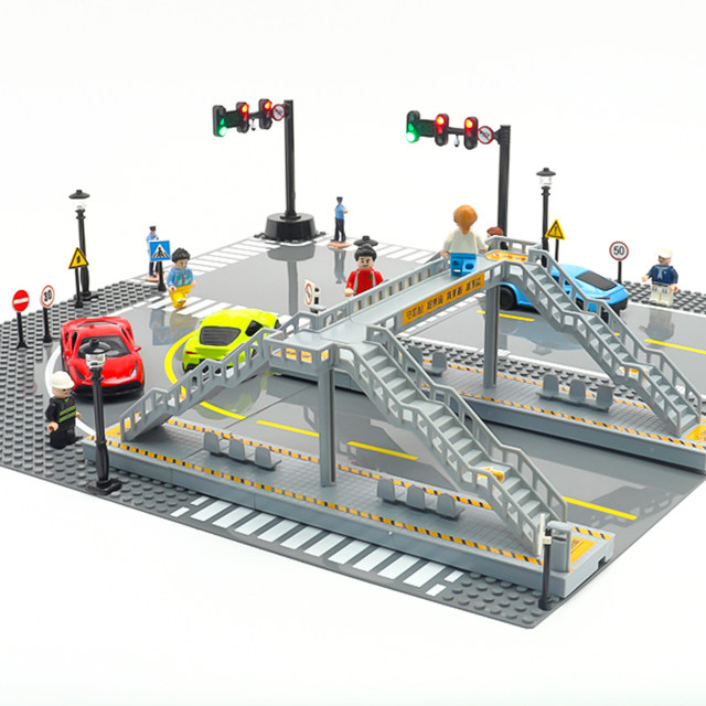 Traffic scene toys children's educational simulation signal light model ...