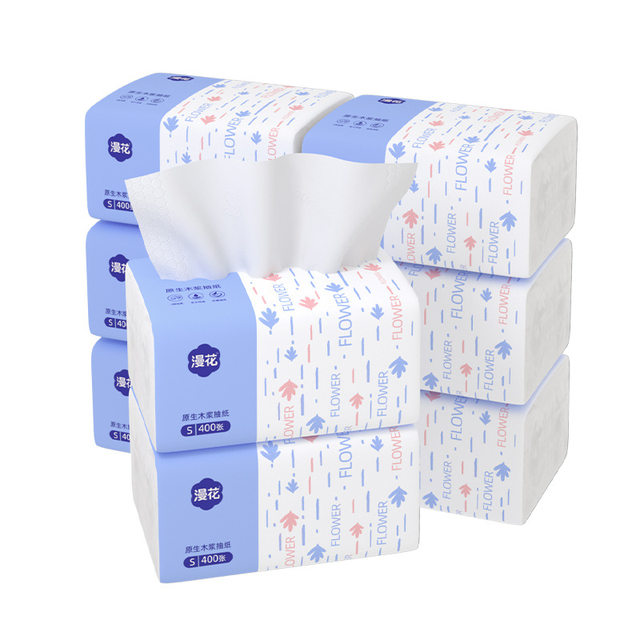 Manhua tissue paper, 400 sheets, household affordable paper towels ...