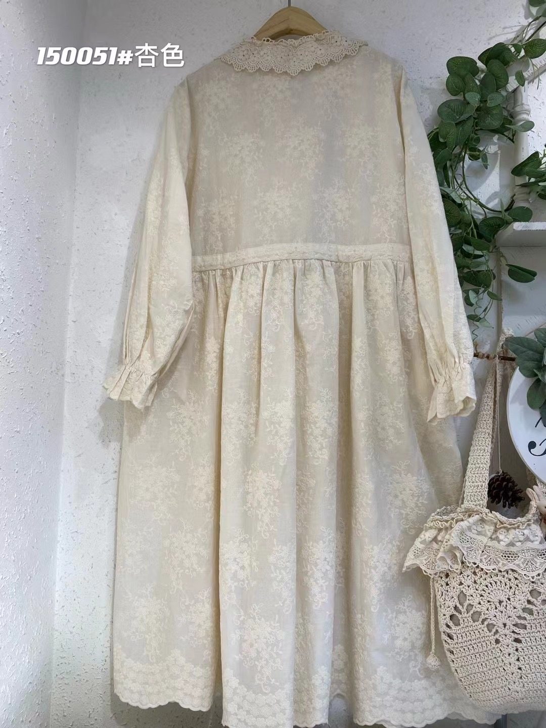 Mori Women's Heavy Industry Embroidery Hook Flower Small Water Sutu ...