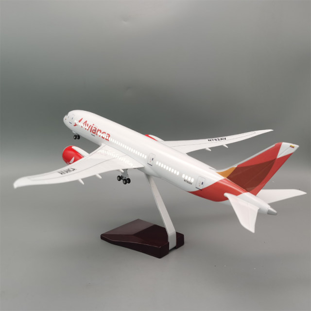43cm Airbly Boeing 787 Simulation Civil Aviation Passenger Aircraft Model
