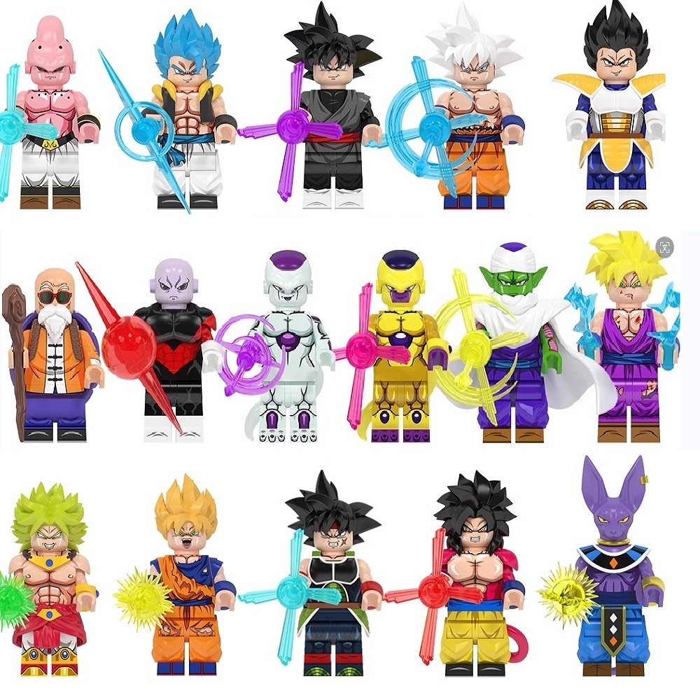 Compatible with domestic Dragon Ball anime building block minifigures ...