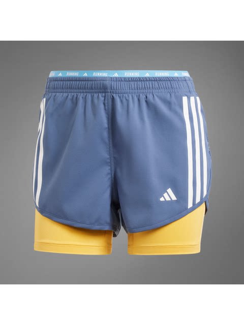 Adidas OTR E 3S 2IN1 S women's running two-in-one training shorts IK5016