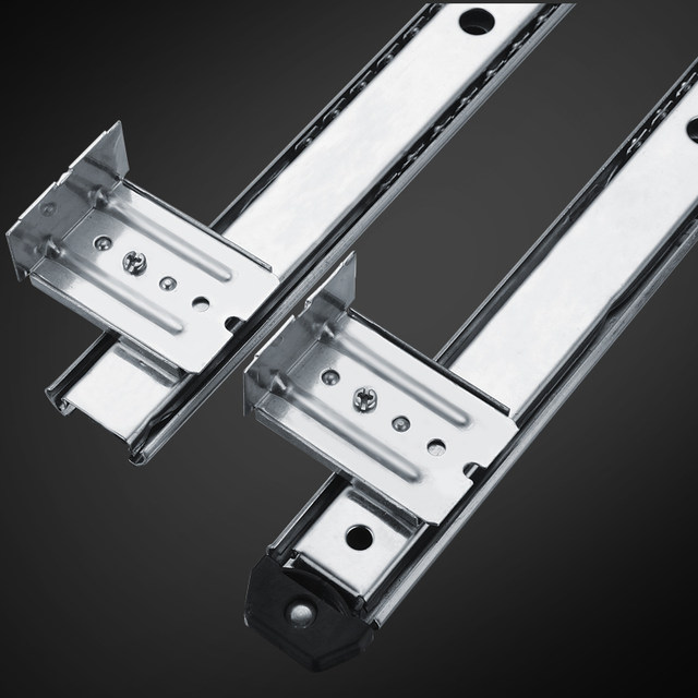 Computer desk keyboard drawer slide rail desk ball track slide silent ...