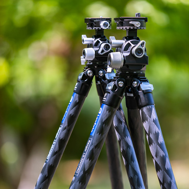 leofoto/Leitu LS-284CPRO high-end snow mountain pattern carbon fiber tripod professional ...