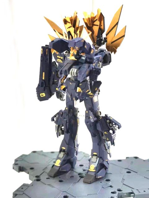 MGUNICORN Unicorn Gundam Banshee Destiny Goddess Cannon Claw Assembled ...