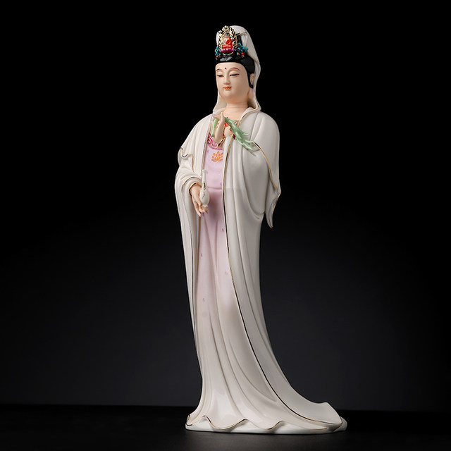 Dai Yutang Chen Dai Ru Ceramic Ornaments "Vertical Willow Guanyin ...