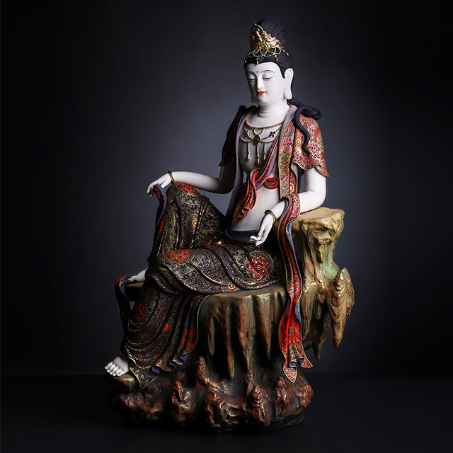 Dai Yutang Lin Jianping Ceramic Ornaments Buddha statue home offering