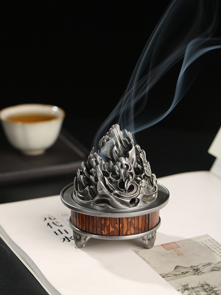 New Chinese Style Light Luxury Incense Road Ancient Fence Old Tin Pure ...