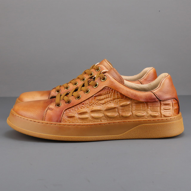 Scarce cattle goods Guangzhou high-end genuine leather men's shoes ...