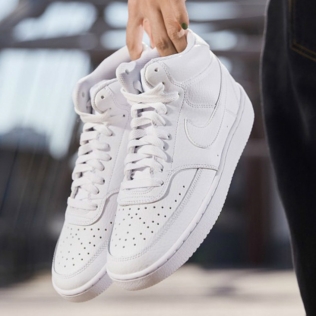 NIKE Men's and Women's Court Vision Mid simplified version AF1 running ...