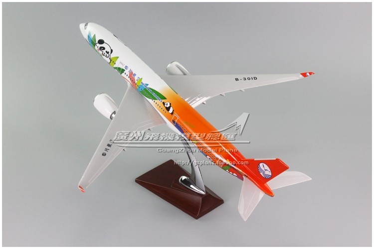 China Sichuan Airlines Airbus A350-900 Panda painted resin simulation ...