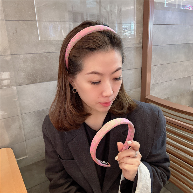 East Gate of the same color crushed sponge band ins hair jewelry card ...