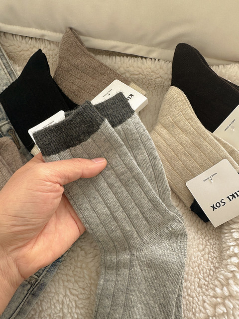 Nut Mummy Fighting Wool Mids Lock Socks in the Autumn and Winter ...