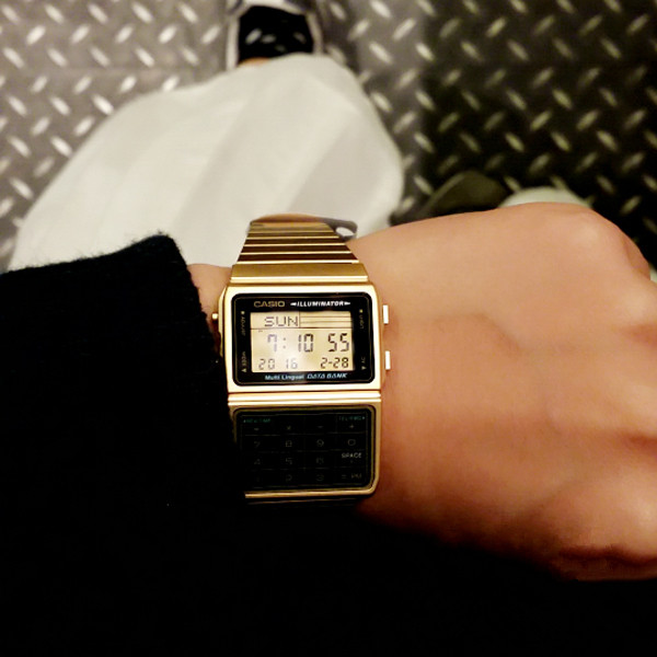 [Cousin G] Casio Retro Steel Belt Old School Gold/Silver Two-color ...