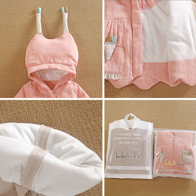 Thin cotton-padded clothes for baby girls, fashionable infant clothes ...