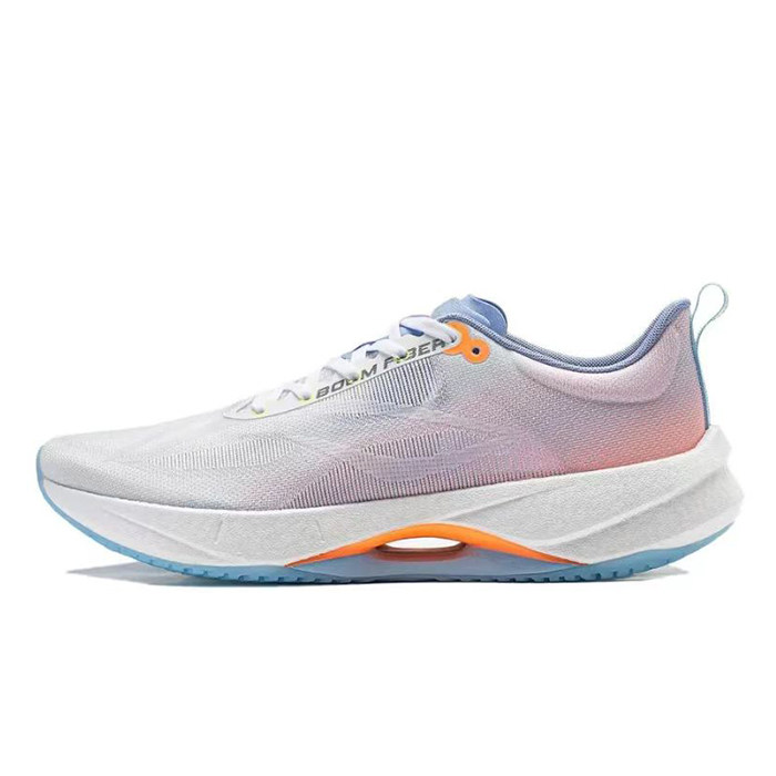 #LiNing Li Ning Ultra Light 21 Low Top Running Shoes Men's White Orange ...