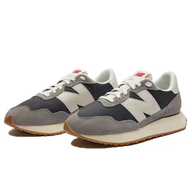 #New Balance NB 237 running shoes gray -blue wear -resistant low gang ...