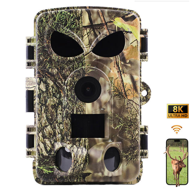 Outdoor high-definition infrared night vision camera 8K camera wifi ...