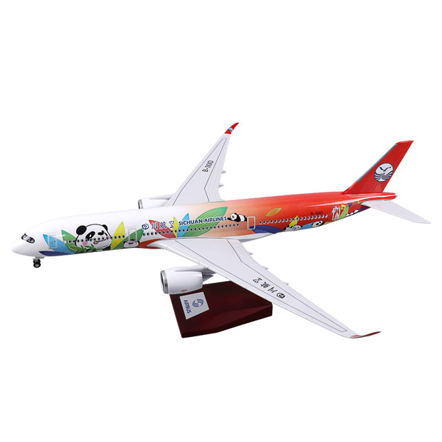 Civil Aviation Passenger Simulation Aircraft Model Assembled Airbus ...