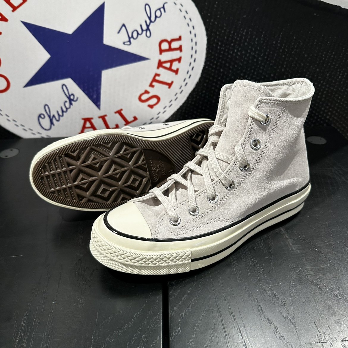 Converse authentic outlet counter 1970s white gray suede high top A01459