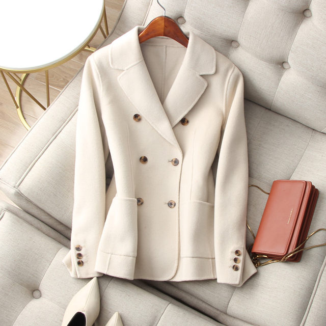 Aimar deserves to have one~light and soft double-breasted double-sided ...